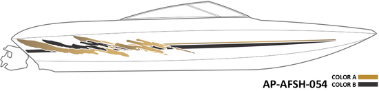 AP-AFSH-054 - Aftershock Series 2 Color Vinyl Boat Graphics Kit ...