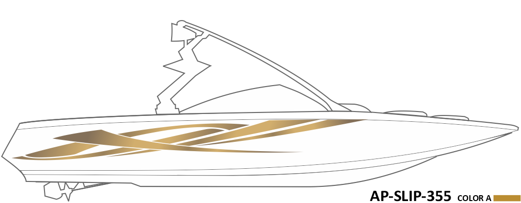 AP-SLIP-355 - Slipstream Series 1 Color Vinyl Boat Graphics Kit ...