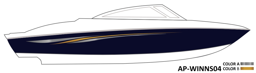 AP-WINNS04 - Four Winns 2 Color Vinyl Boat Graphics Kit – Raceline Digital